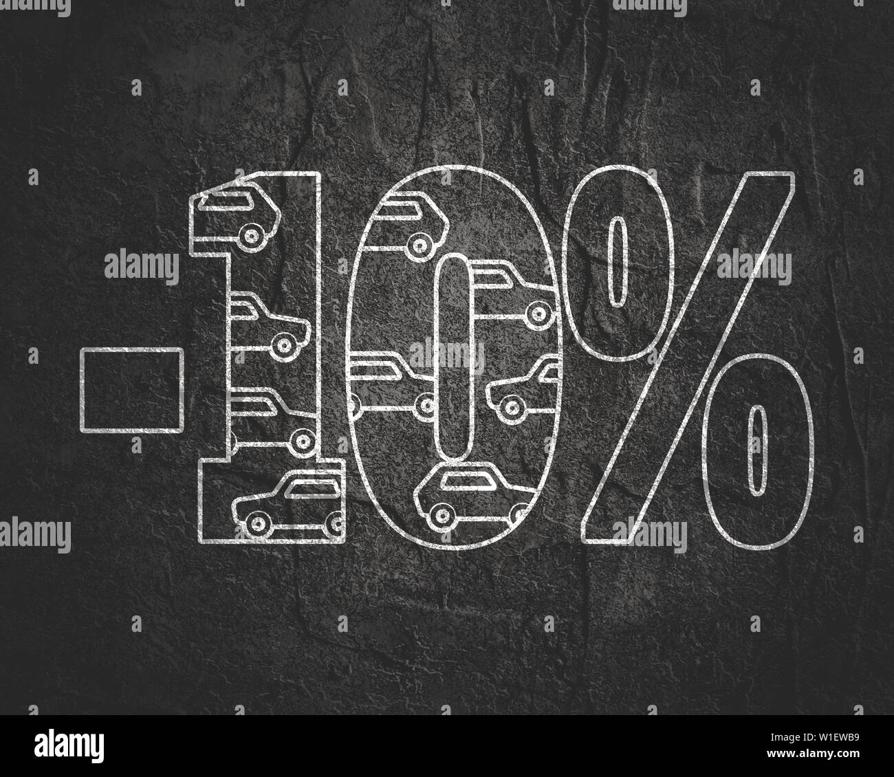 Discount car icon Stock Photo - Alamy