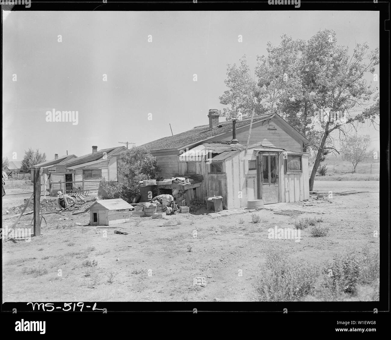 Home of Manuel Alcala, miner, living in company housing project. At ...