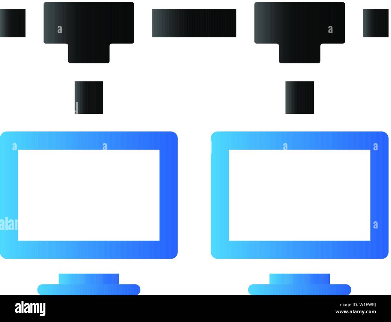 Local Area Network Icon In Duo Tone Color Computer Connection Internet Stock Vector Image And Art