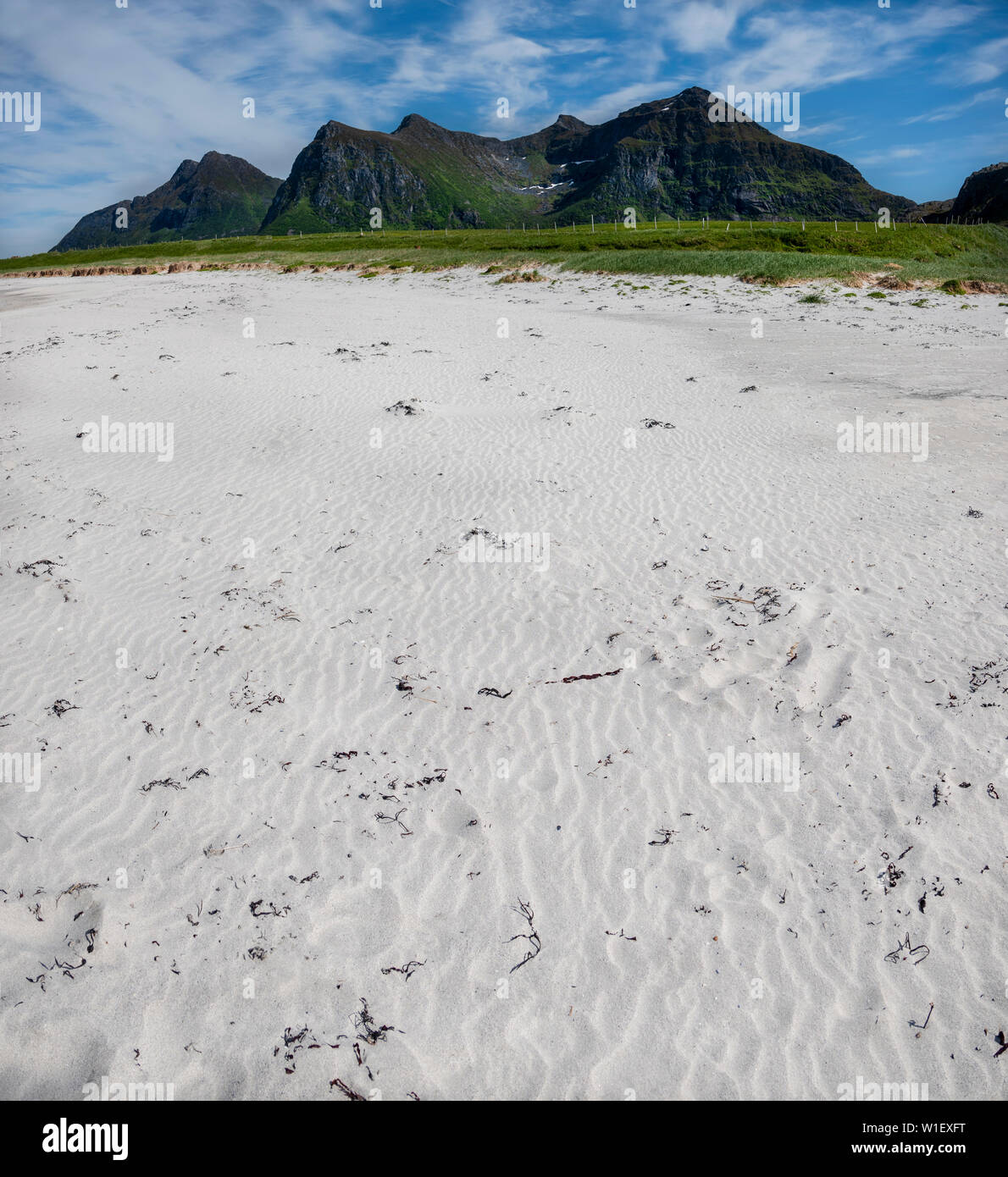 Flakstad beach, Ramberg, Lofoten islands, Norway Stock Photo - Alamy