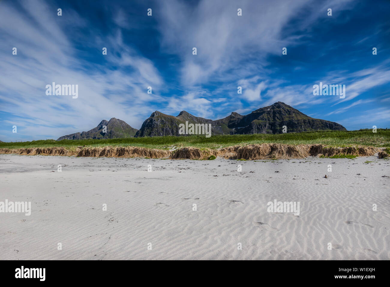 Flakstad beach, Ramberg, Lofoten islands, Norway Stock Photo - Alamy