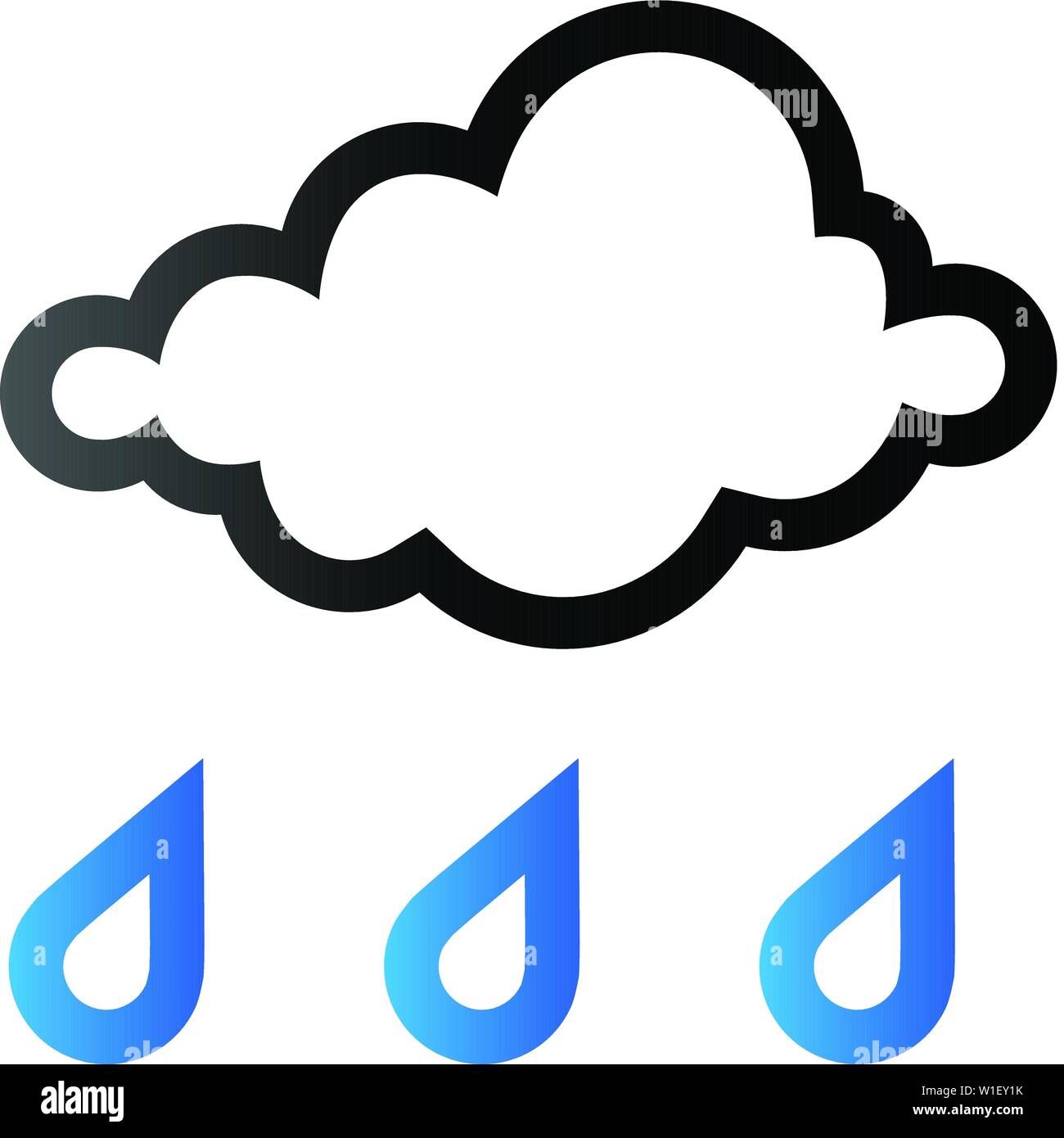 Monsoon cloudy sky Cut Out Stock Images & Pictures - Alamy