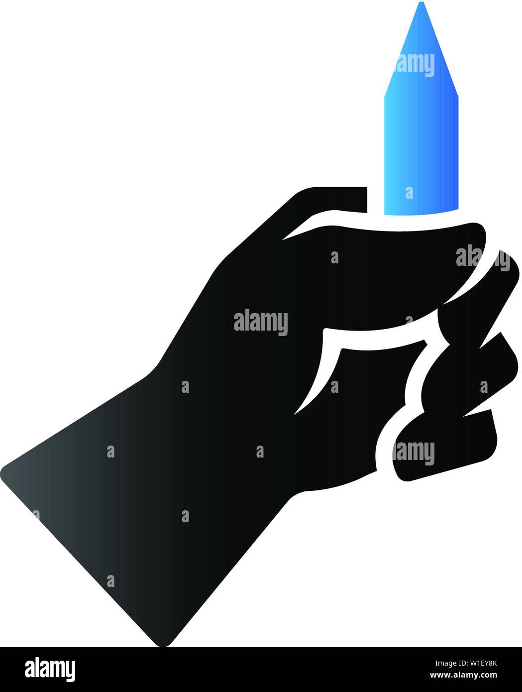 Pencil measure icon in duo tone color. Painting scaling artist Stock ...