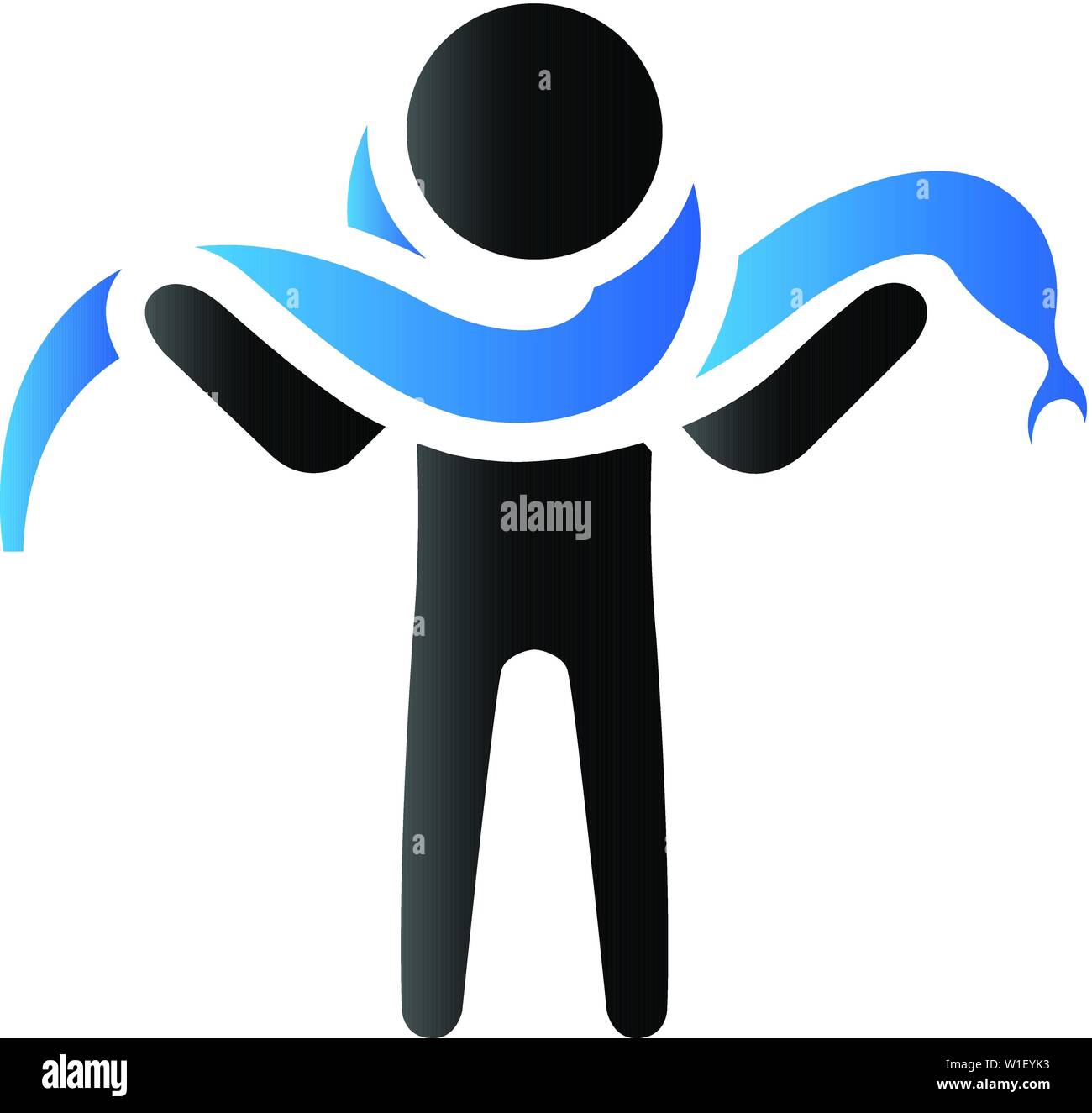 Man holding snake icon in duo tone color. Zoo posing photo Stock Vector ...