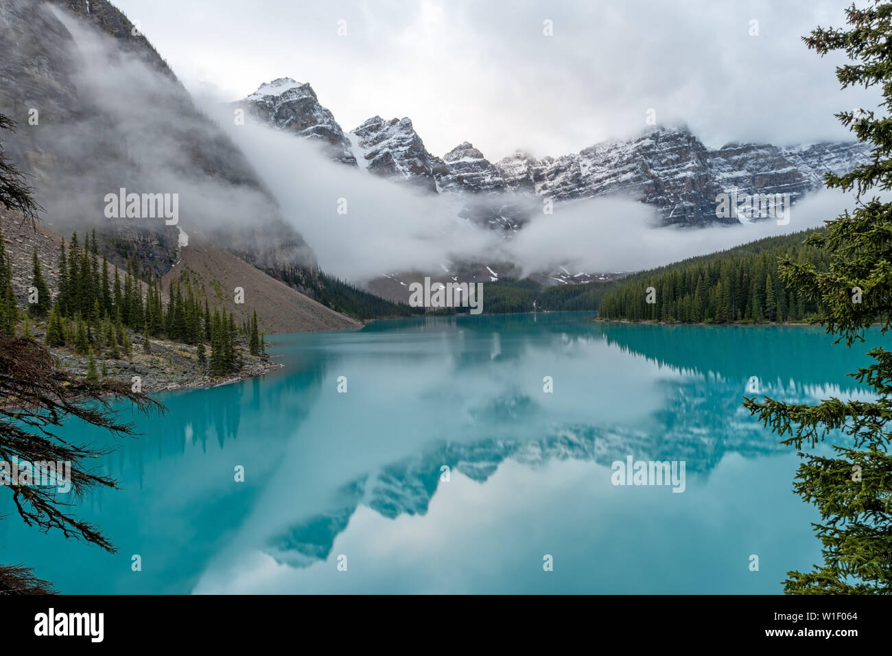 Moraine Lake, Banff National Park, Canada Stock Photo - Alamy