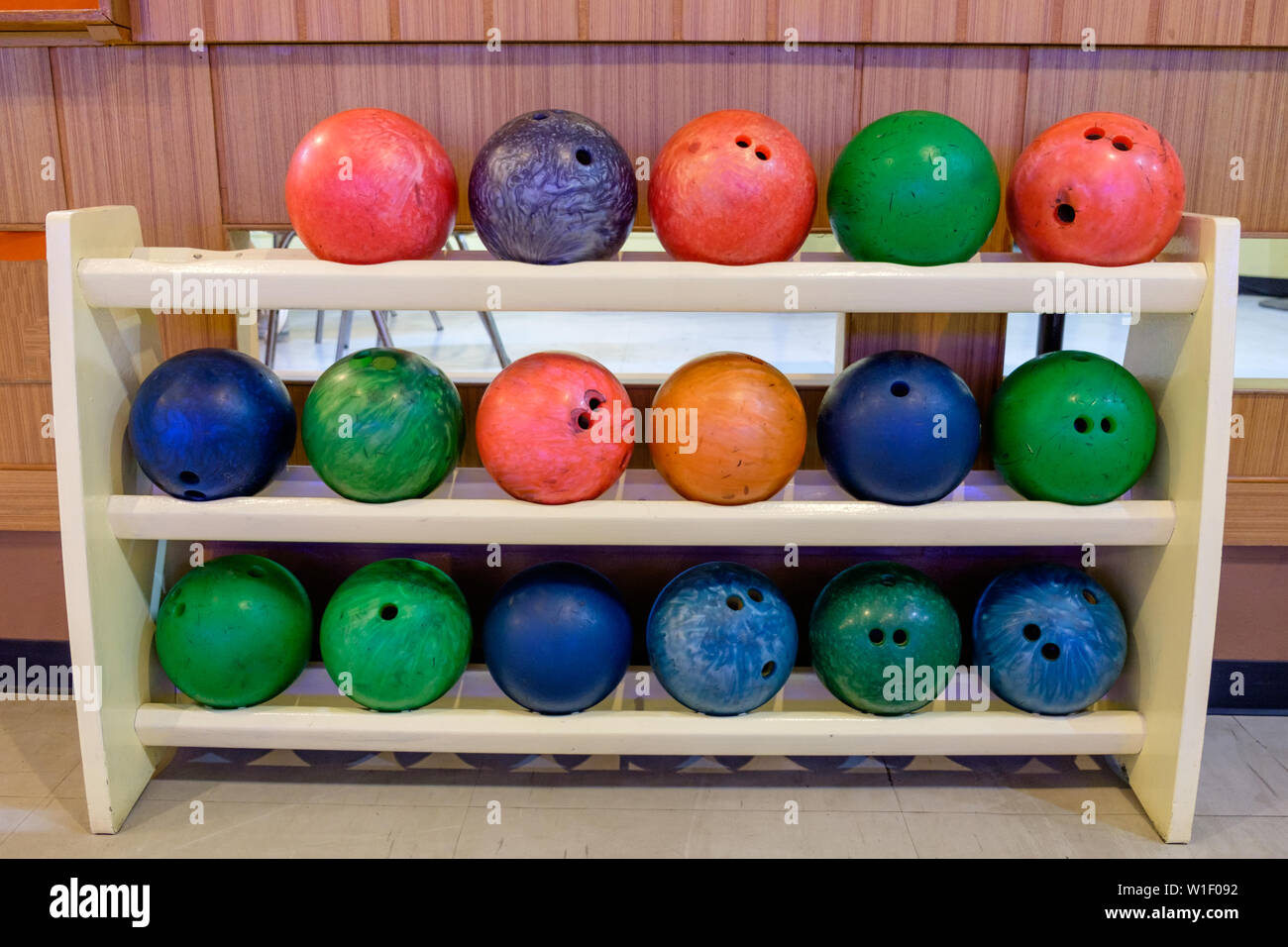 Bowling ball rack hi-res stock photography and images - Alamy
