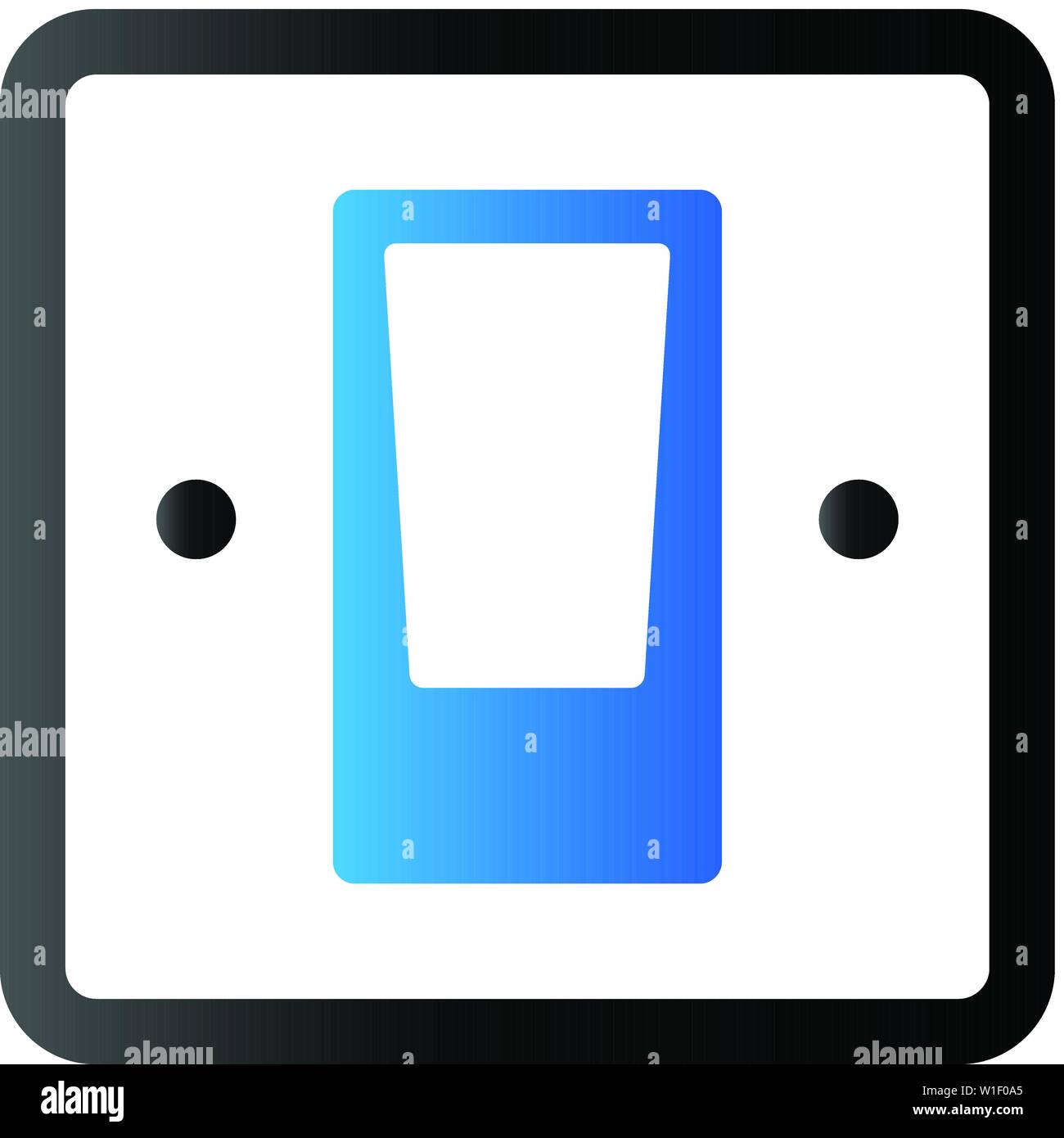 Electric switch icon in duo tone color. Electronic household Stock ...