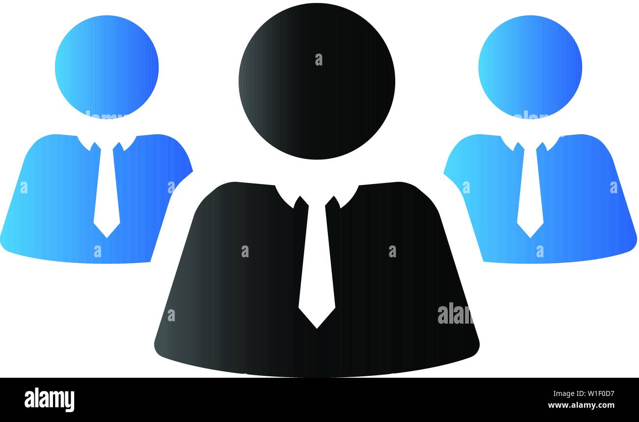 Teamwork icon in duo tone color. Business collaboration team Stock ...