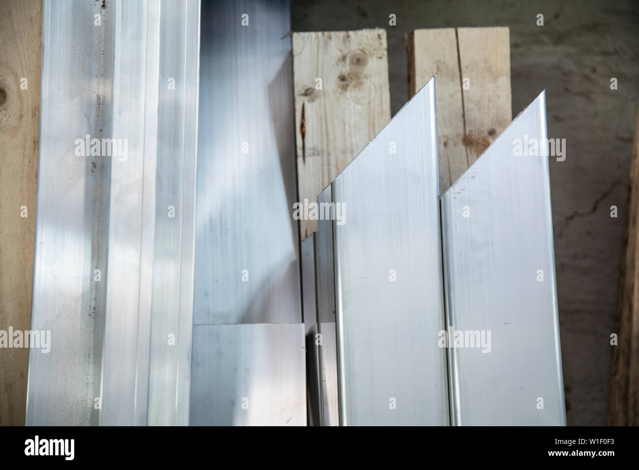 Stacks of metal rods Stock Photo - Alamy