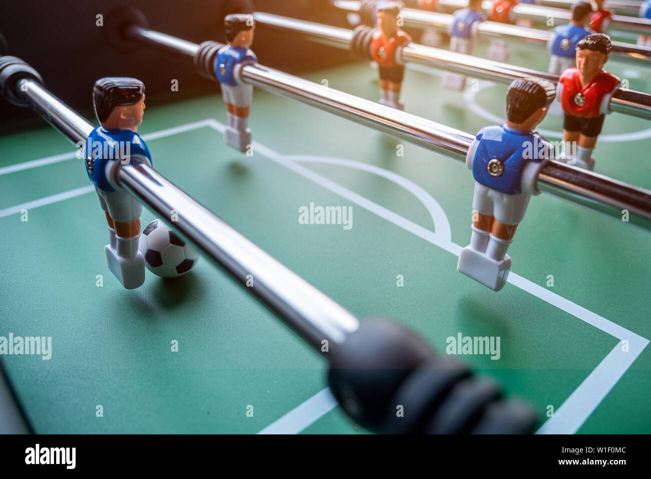 Hand and foosball table hi-res stock photography and images - Alamy