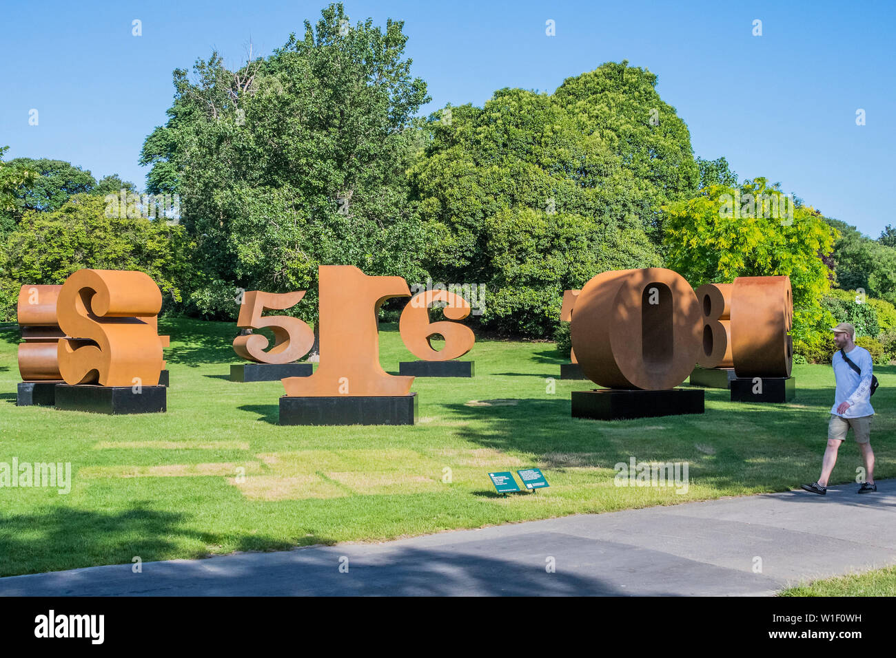 Robert Indiana, ONE Through ZERO (1980-2002) Presented by Waddington ...