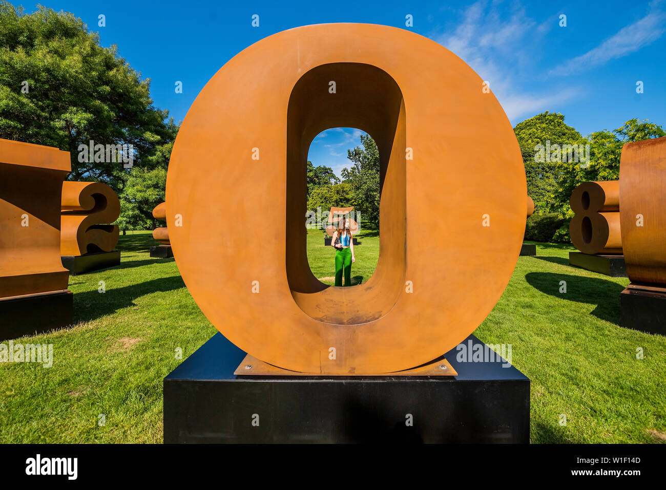 Robert Indiana, ONE Through ZERO (1980-2002) Presented by Waddington ...