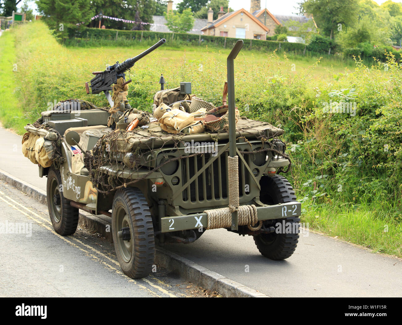 A 1940's WW2 Willys Jeep Stock Photo - Alamy