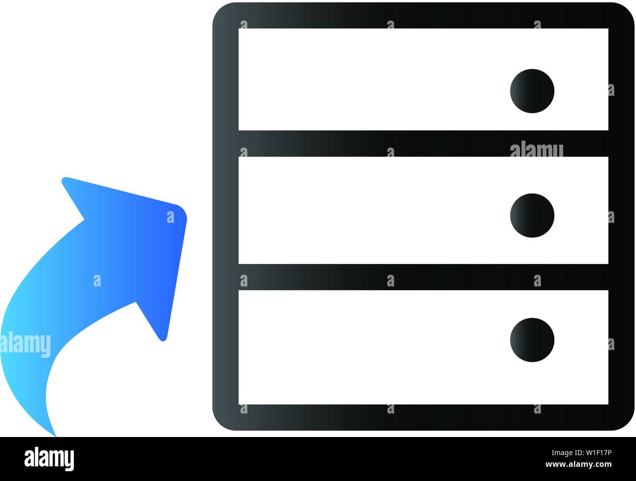 Virtual hard disk Stock Vector Images - Alamy