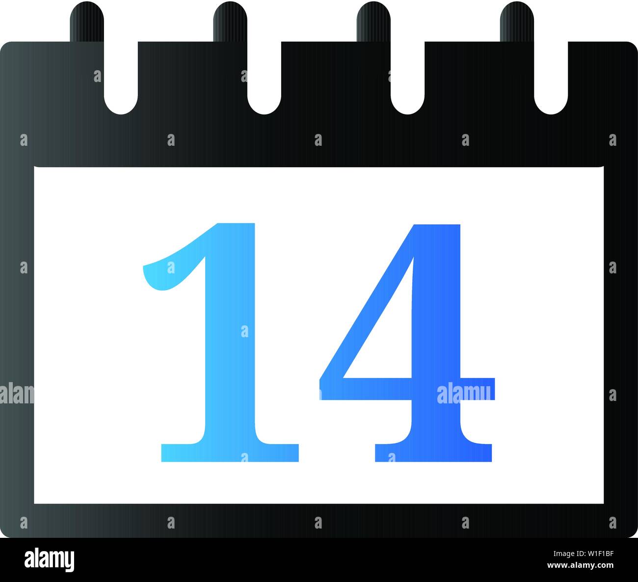 Valentine calendar icon in duo tone color. Love celebrate February ...