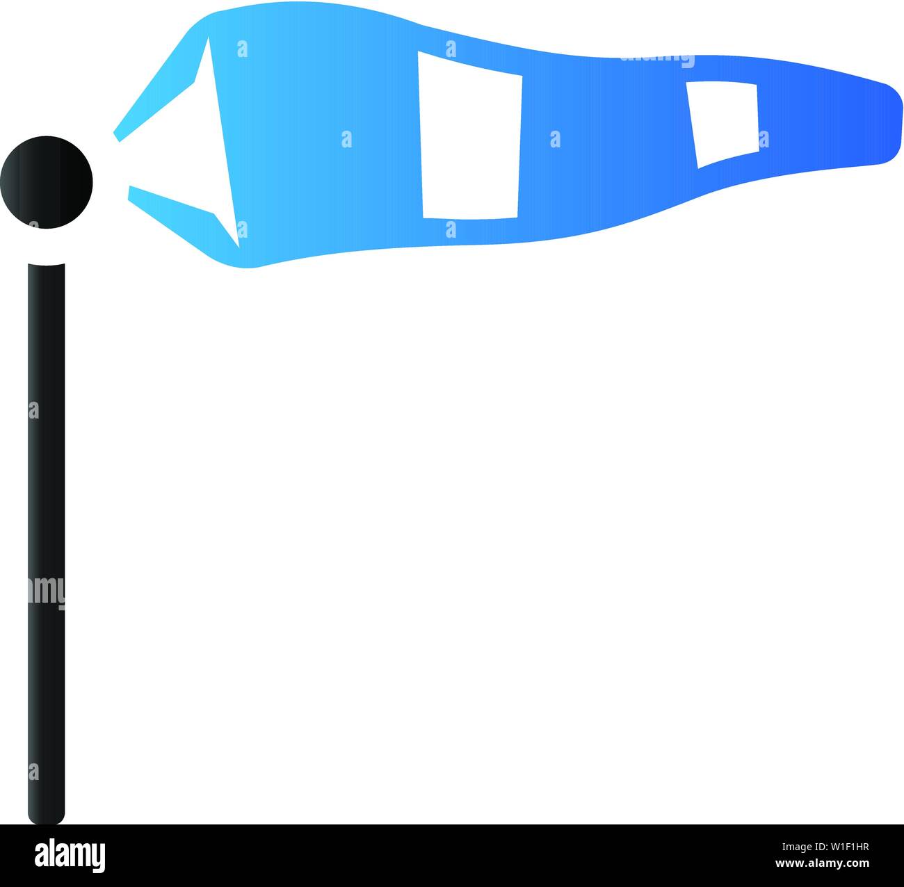 Windsock Icon In Duo Tone Color Air Wind Direction Stock Vector Image And Art Alamy