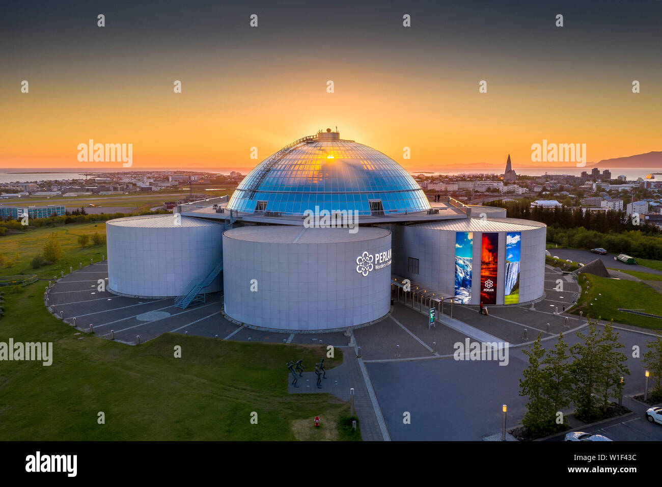 Perlan (The Pearl) Museum- Wonders of Iceland, Reykjavik, Iceland Stock ...