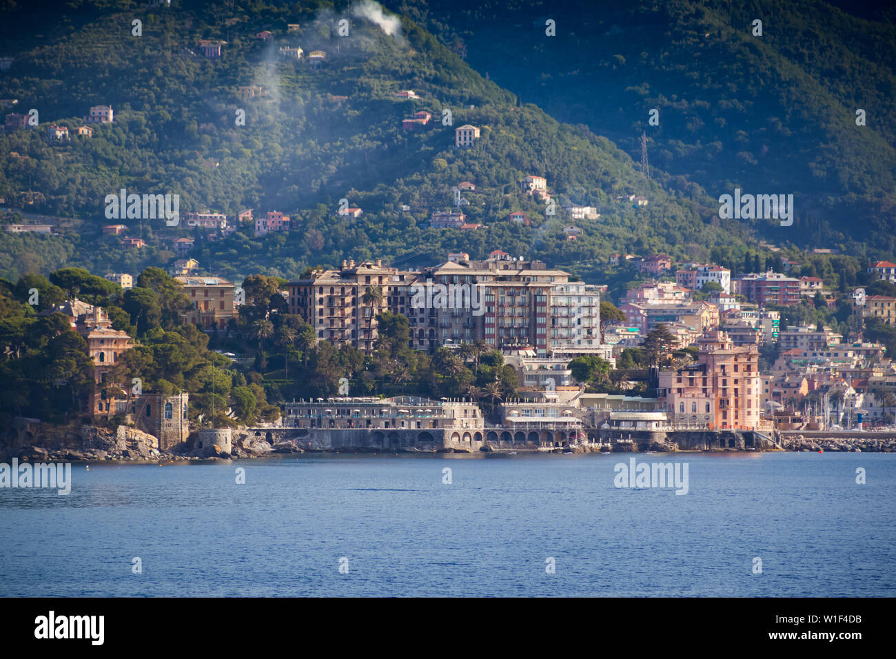 Santa Margherita Ligure, Italy from the sea Stock Photo - Alamy