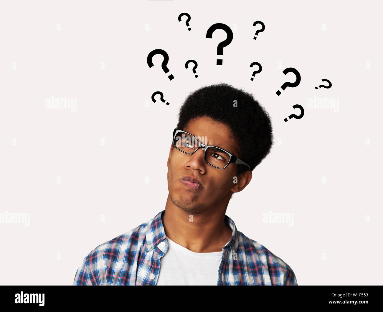 Confused reaction hi-res stock photography and images - Alamy
