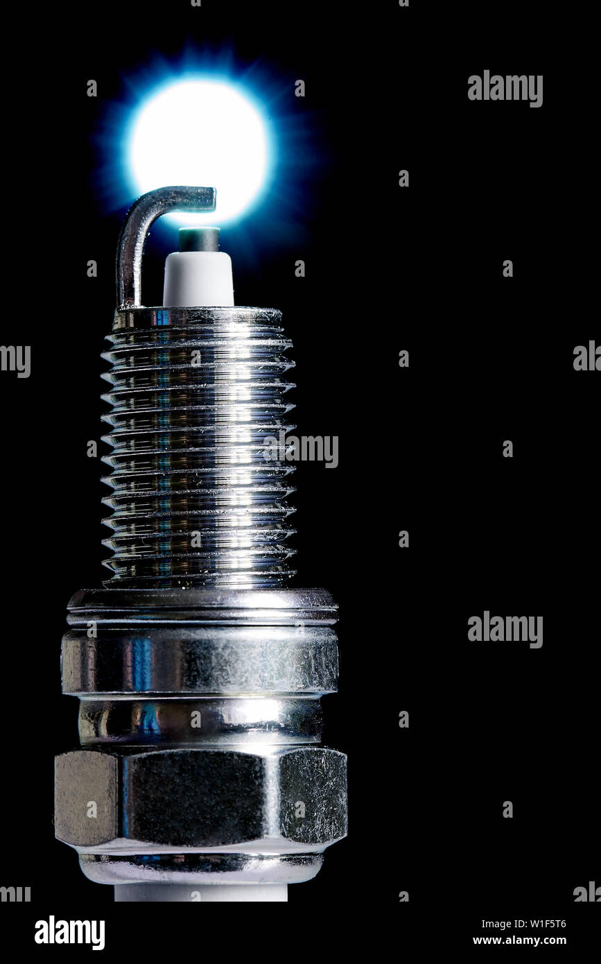 Spark plug for internal combustion engine Stock Photo - Alamy