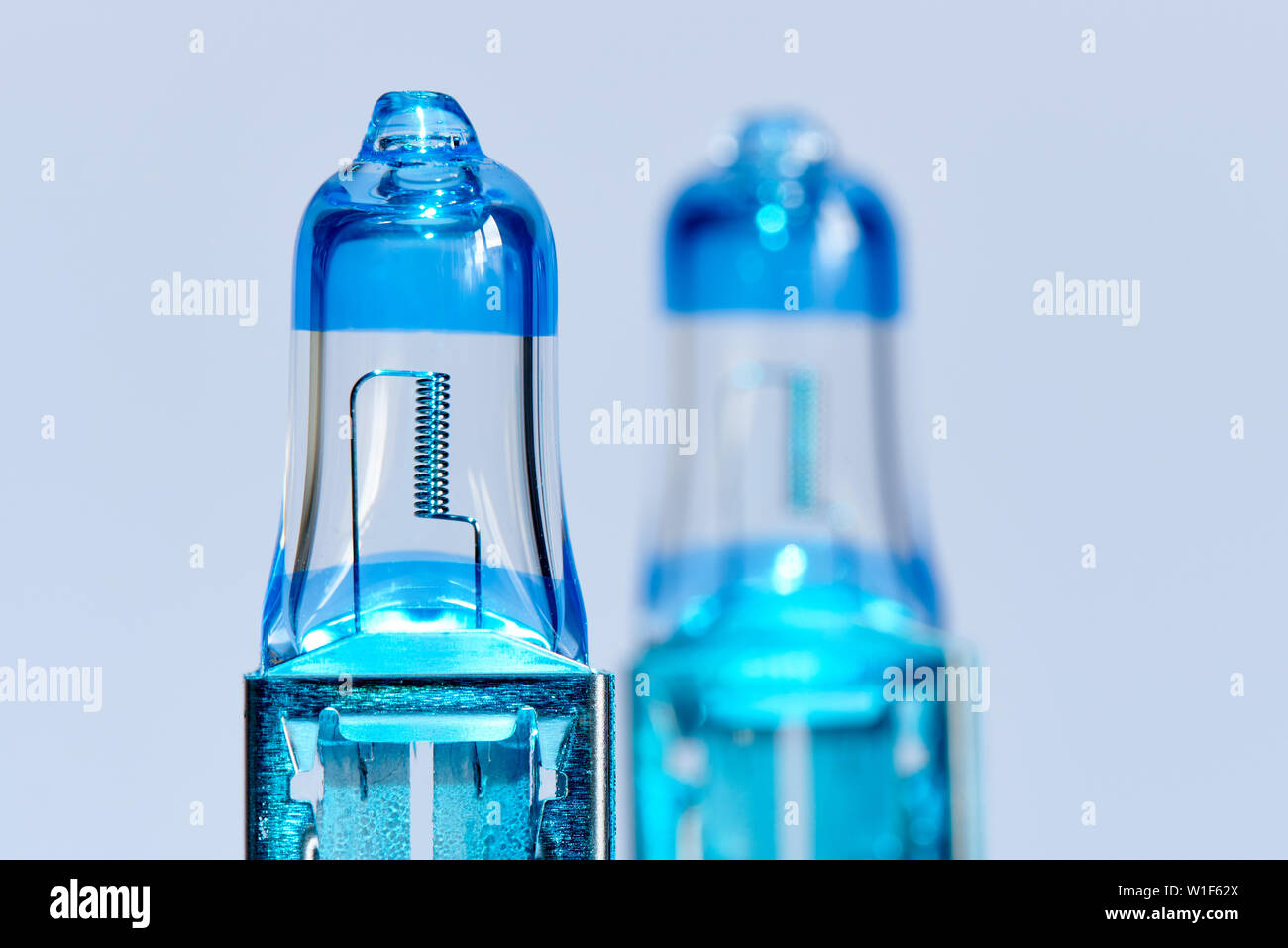 Spare light bulb for a car's headlights on a white background Stock ...