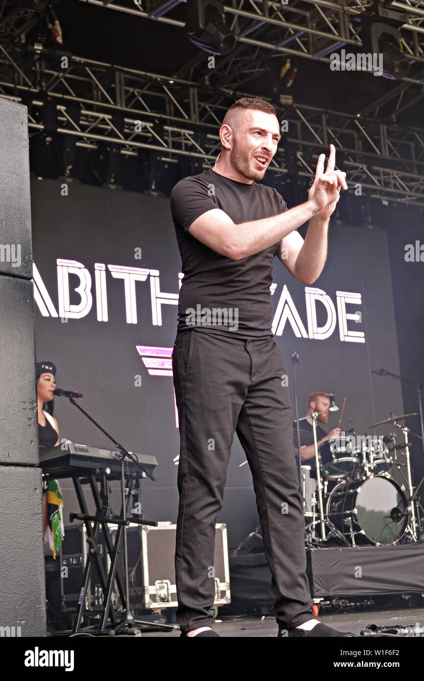 British Sign Language interpreter explain important messages at the ...