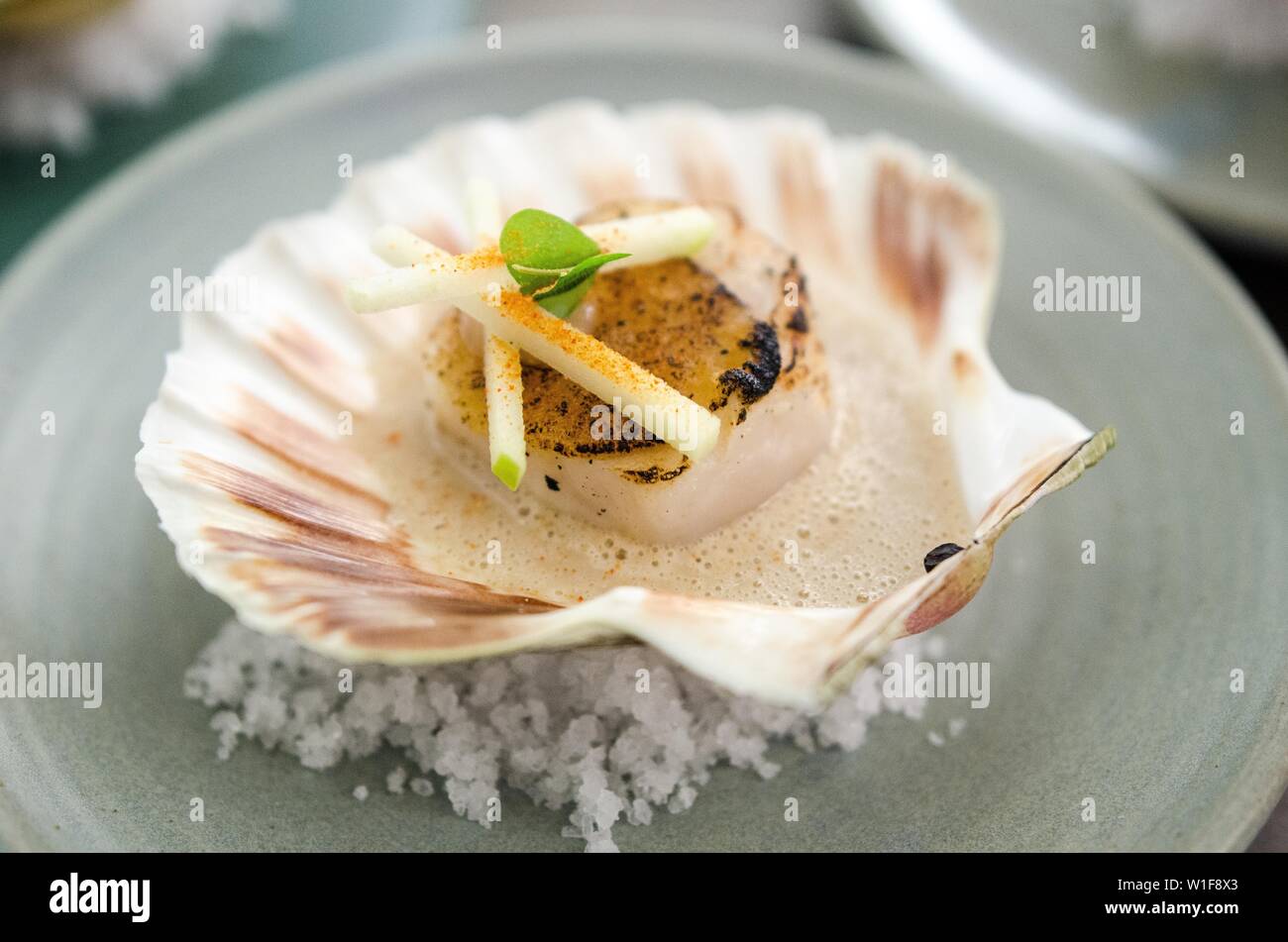 dish stilllife food grow seafood Stock Photo - Alamy