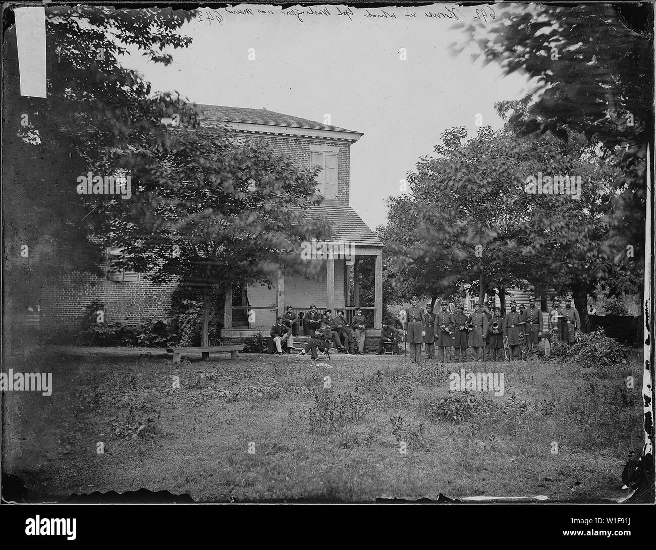 House in which Washington met Martha Custis Stock Photo - Alamy