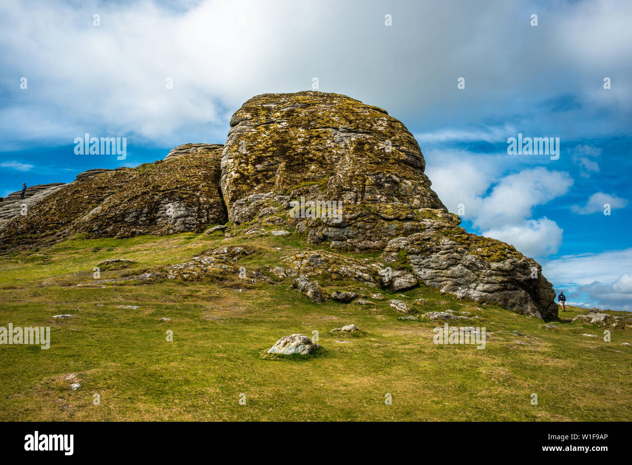 Haytor Rock, in Dartmoor National park, Devon, England, UK Stock Photo ...