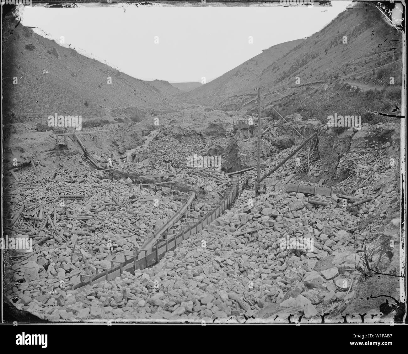 Gulch mining Black and White Stock Photos & Images - Alamy