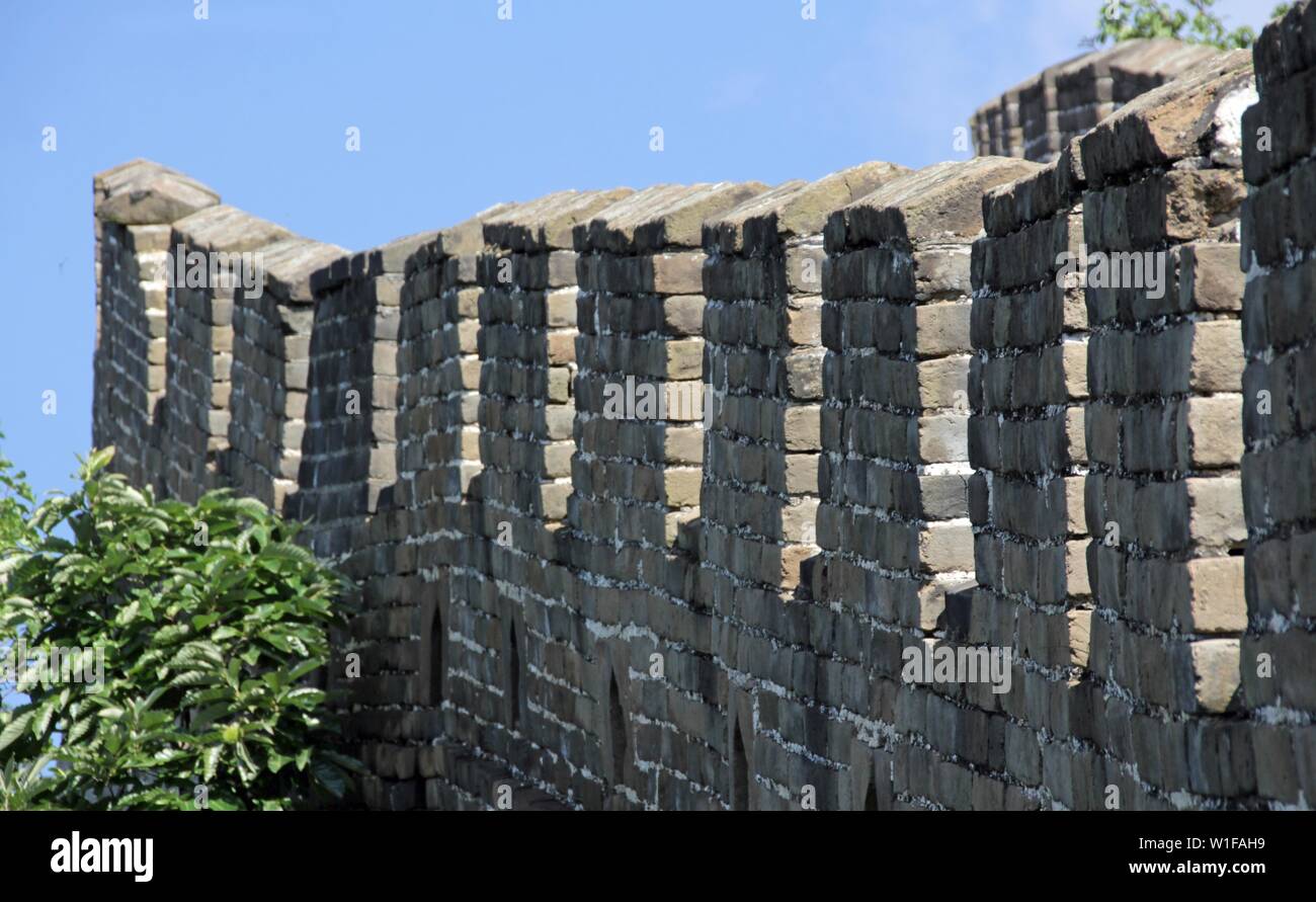 huge chinese wall near bejing in china Stock Photo - Alamy