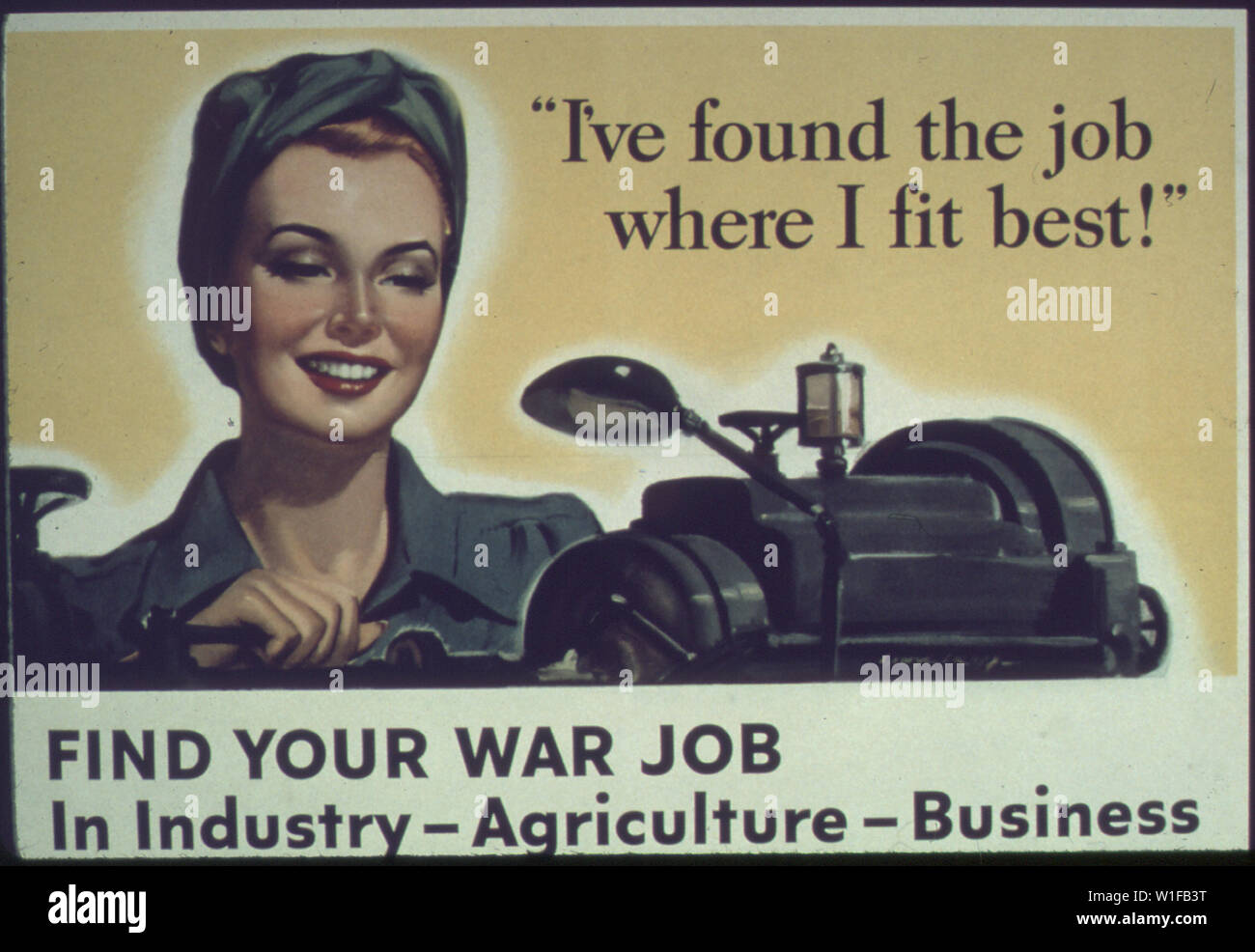 I've Found the Job Stock Photo - Alamy