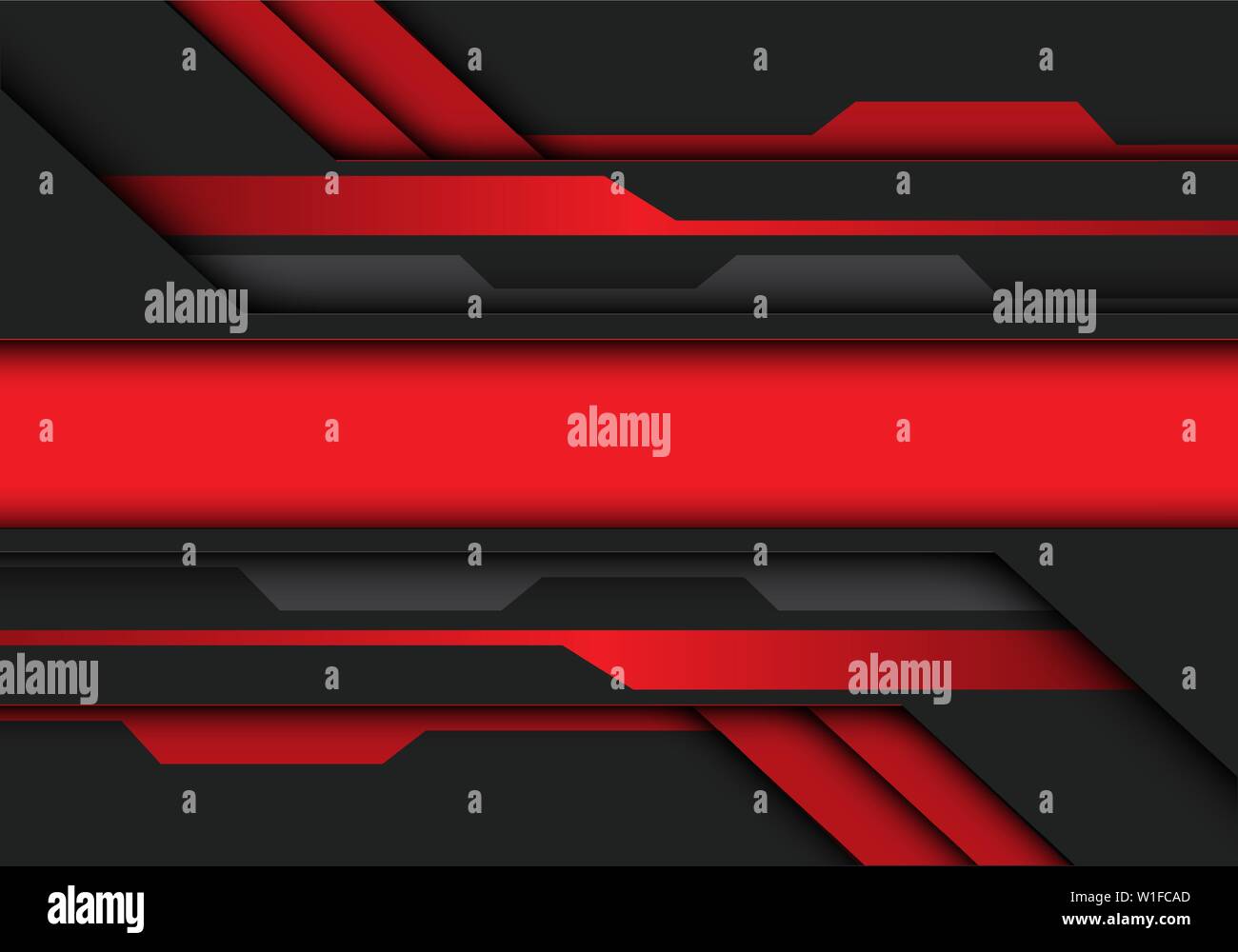 Abstract red grey metallic circuit design modern futuristic background ...