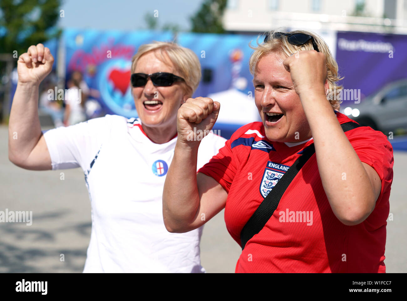 England fans before the FIFA Women's World Cup Semi Final match at the ...