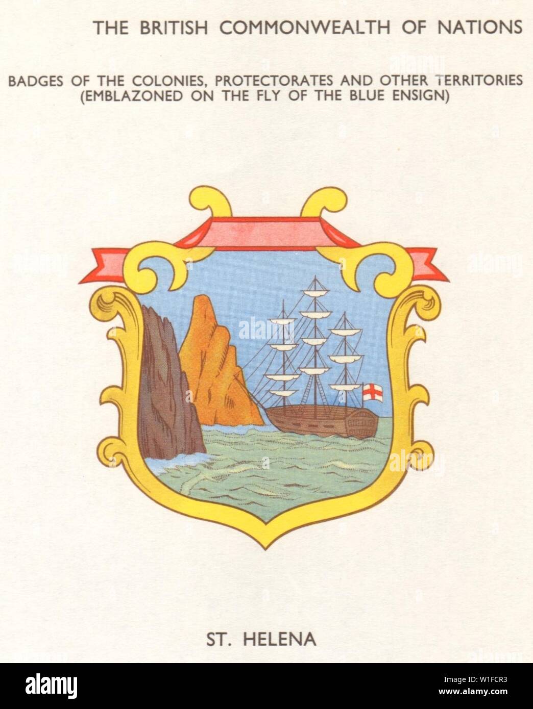 ATLANTIC ISLANDS FLAGS. Badges. St. Helena. South Atlantic 1965 old ...