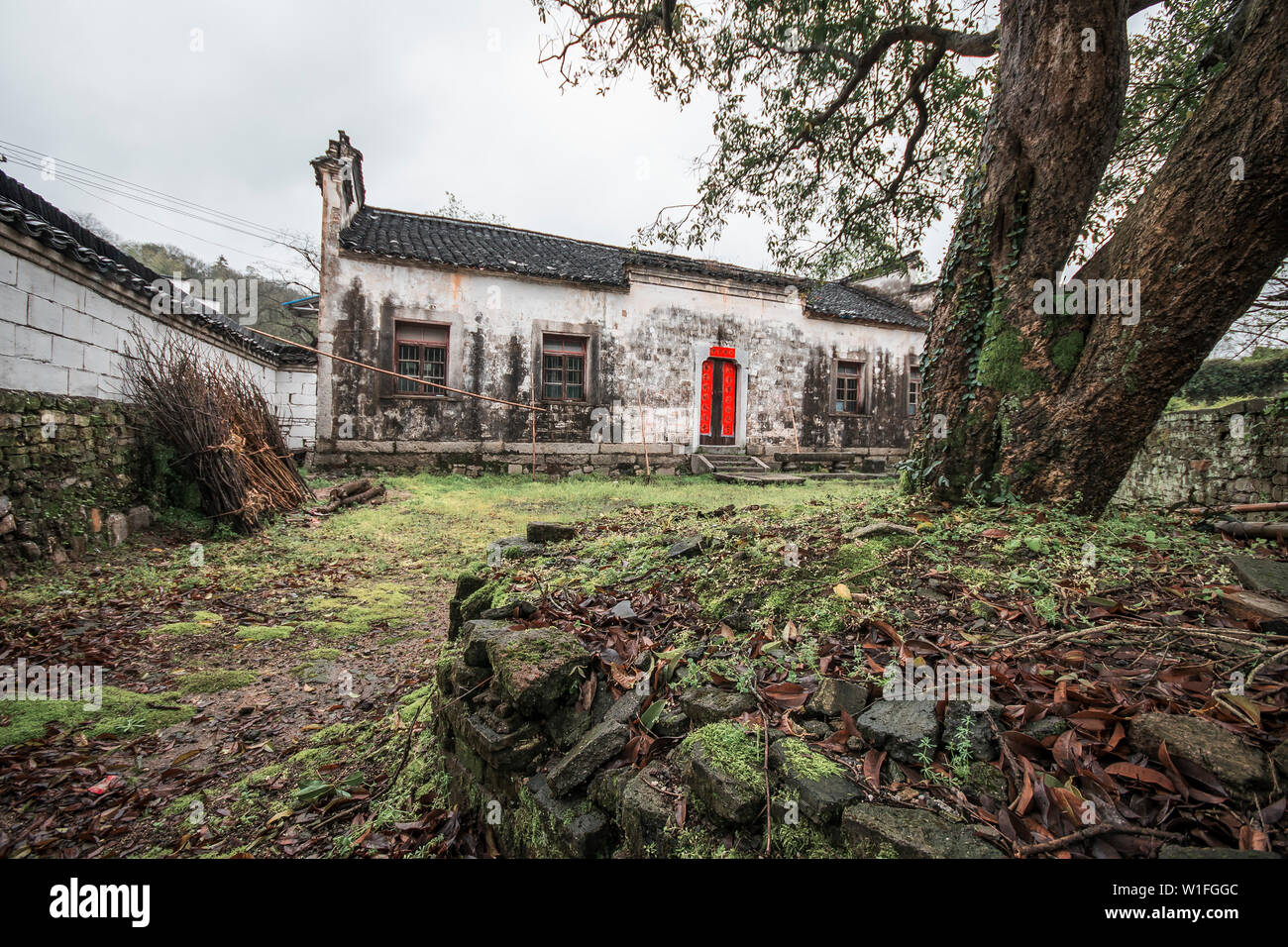 building wood architecture tree old Stock Photo - Alamy