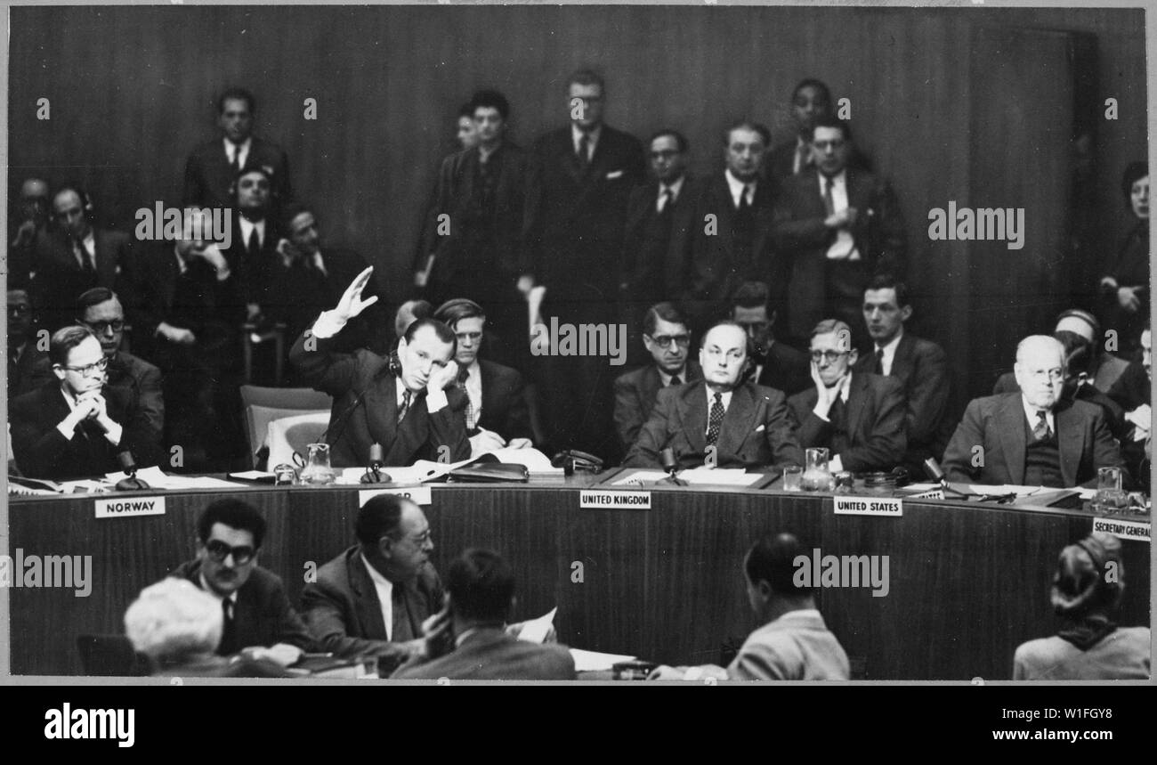 Jacob A. Malik, representative on the Soviet Union on the United ...