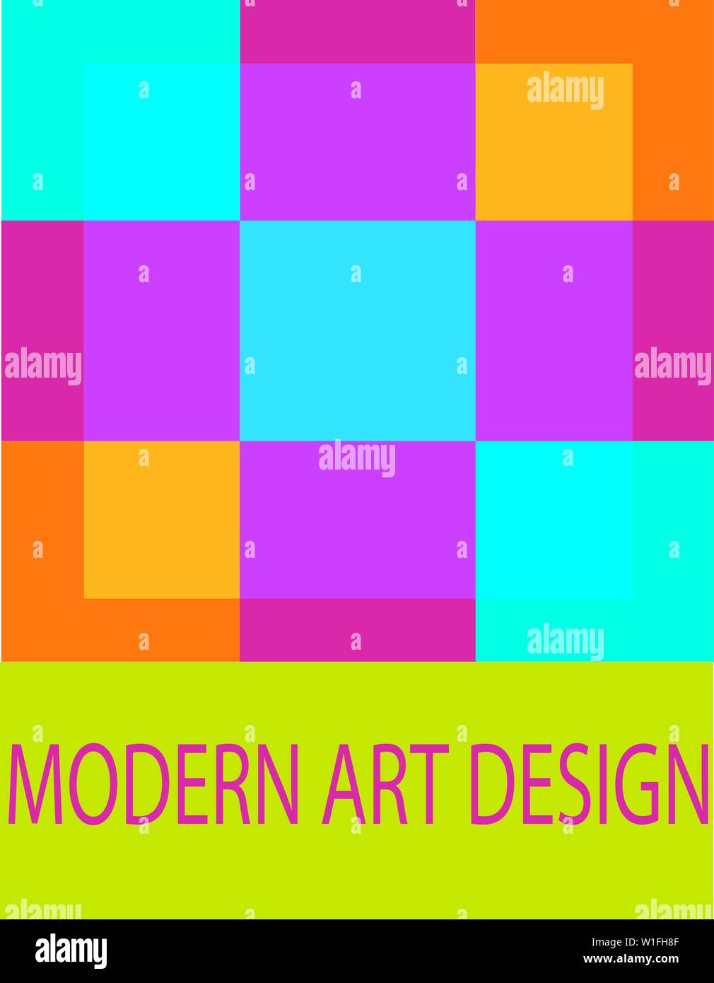 Illustration in the style of Neo geo, the design of the Memphis ...