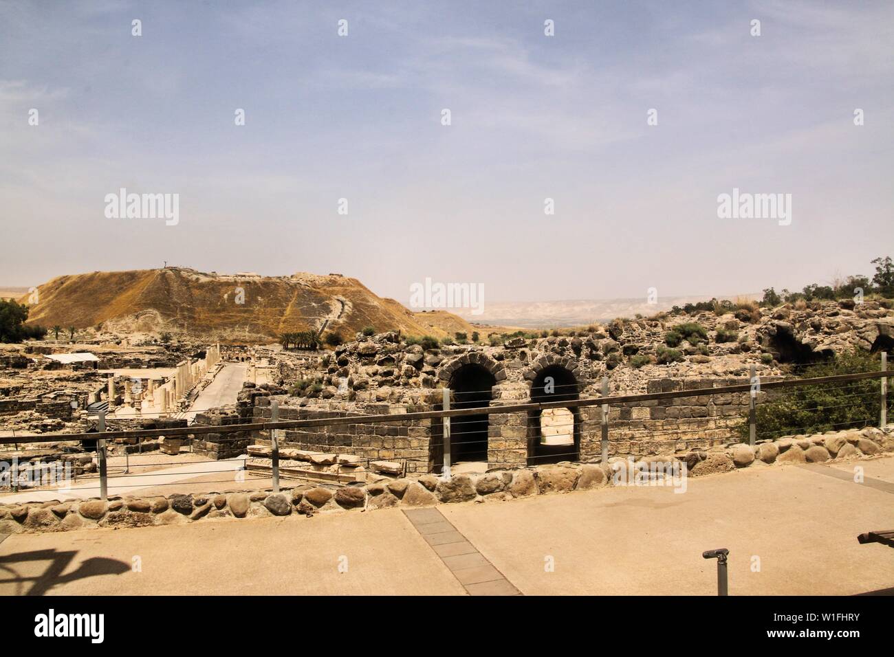 A view of Beit Shean in Israel Stock Photo - Alamy
