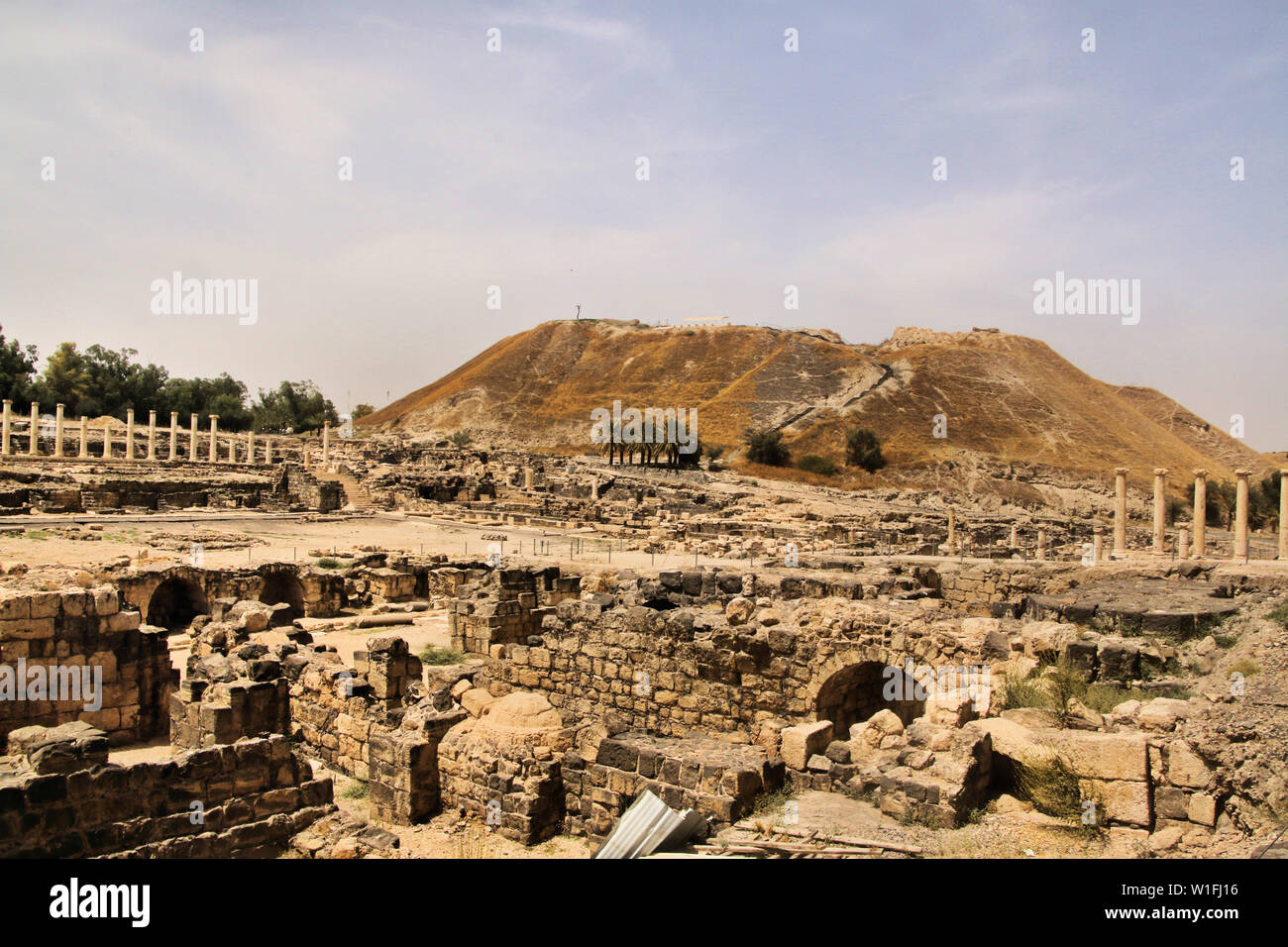 A view of Beit Shean in Israel Stock Photo - Alamy