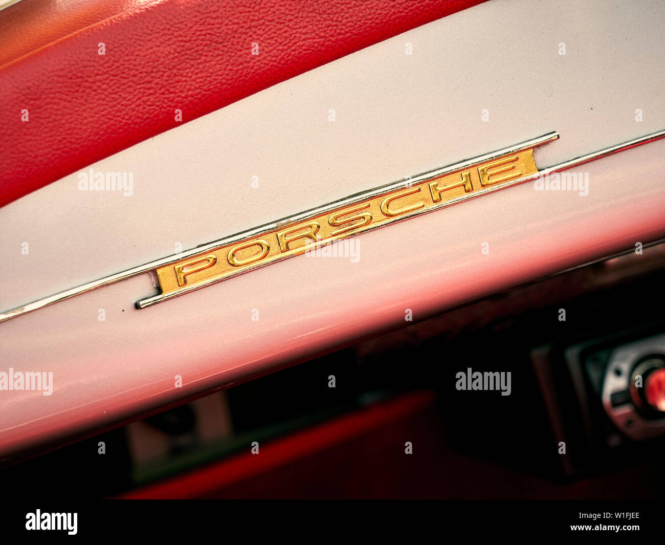 Porsche 356 Speedster, a two door rear engine german sports car ...