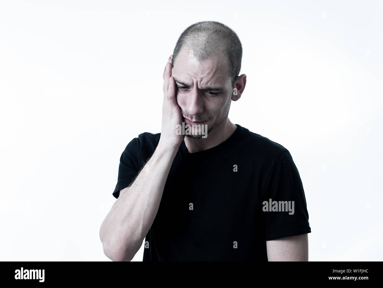 Exhausted Facial Expression