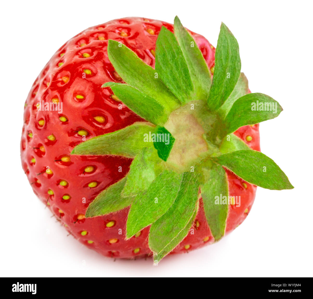 Strawberry isolated on white background. Clipping Path Stock Photo - Alamy