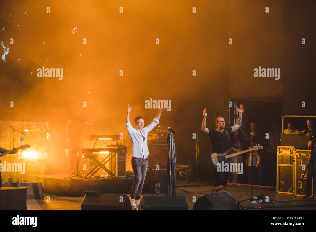 LVIV, UKRAINE - June 18, 2019: Svyatoslav Vakarchuk ukrainian rock ...