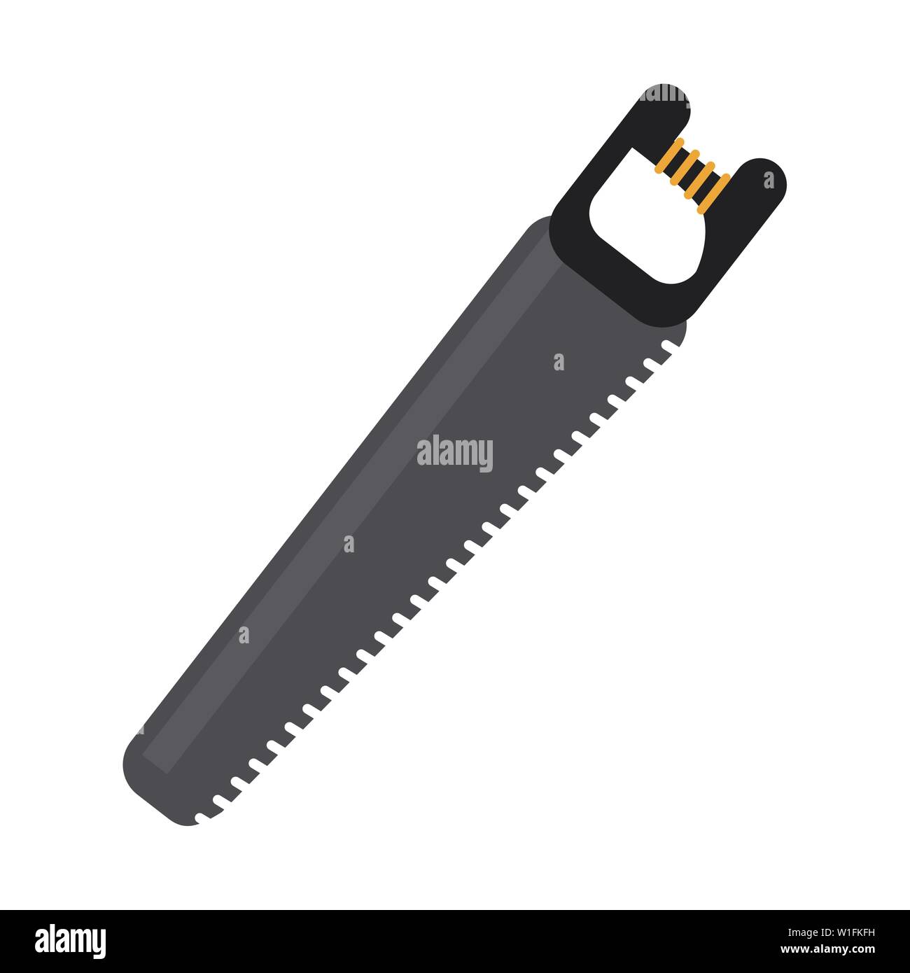 Construction tool saw isolated symbol Stock Vector Image & Art - Alamy