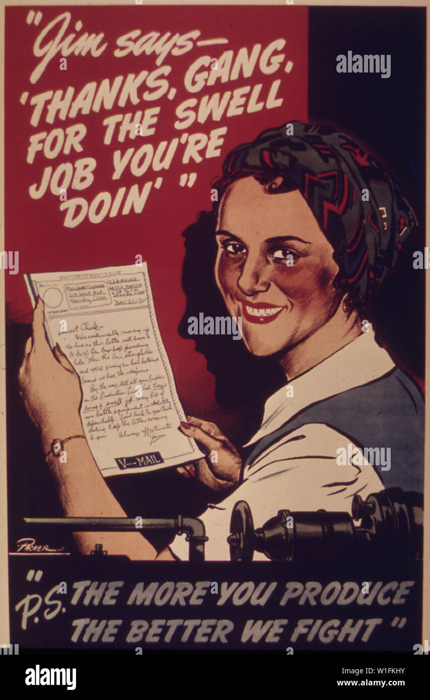 Jim says - 'Thanks, Gang, for the Swell Job You're Doin' Stock Photo ...