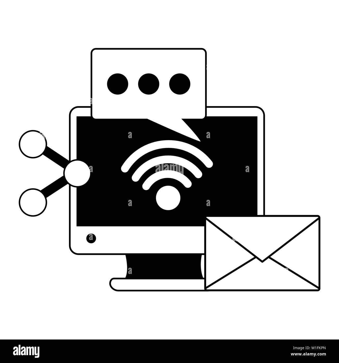 computer email message internet Stock Vector Image & Art - Alamy