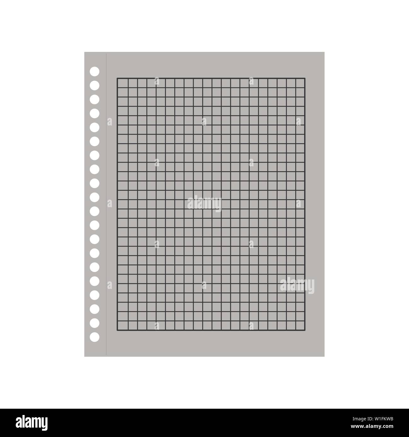 sheet of paper in white background Stock Vector Image & Art - Alamy