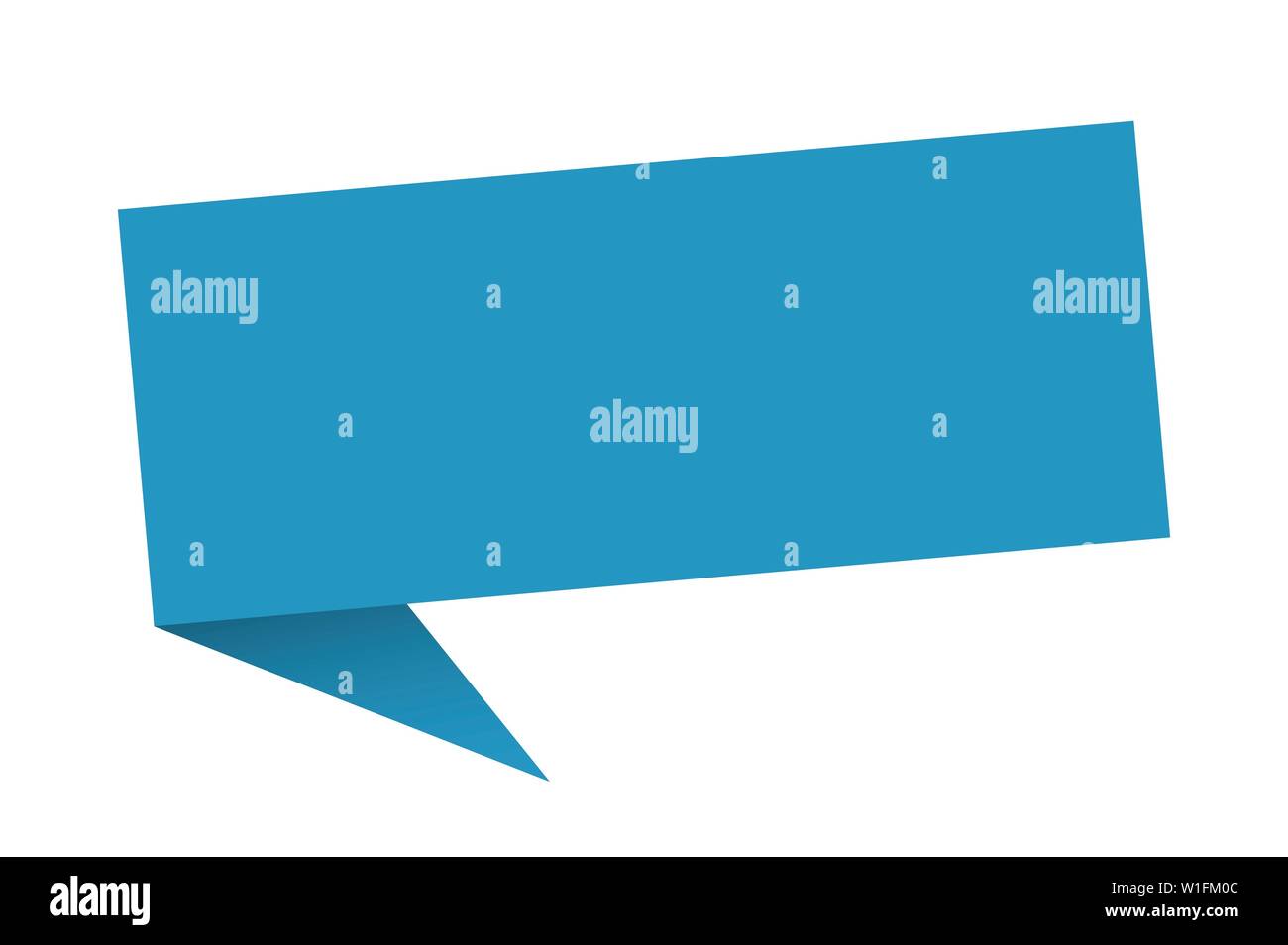 blank speech bubble. blank sign. blank banner Stock Vector Image & Art ...