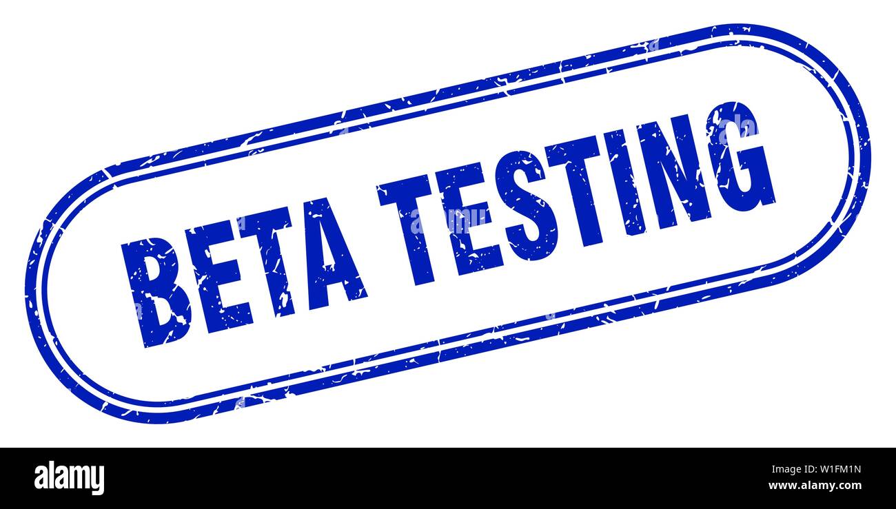 Beta testing stamp hi-res stock photography and images - Alamy